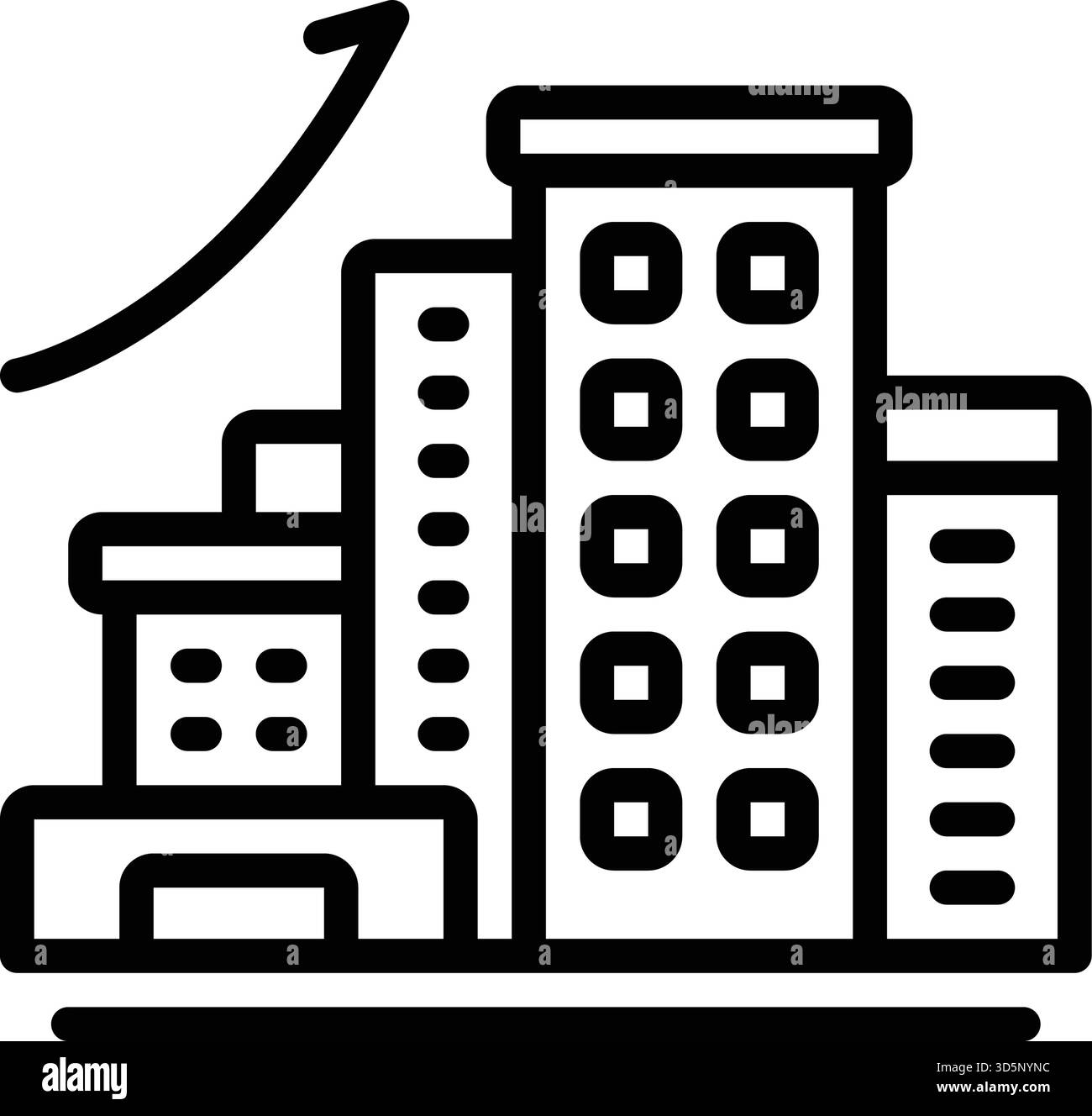 Urbanization vector vectors Cut Out Stock Images & Pictures - Alamy