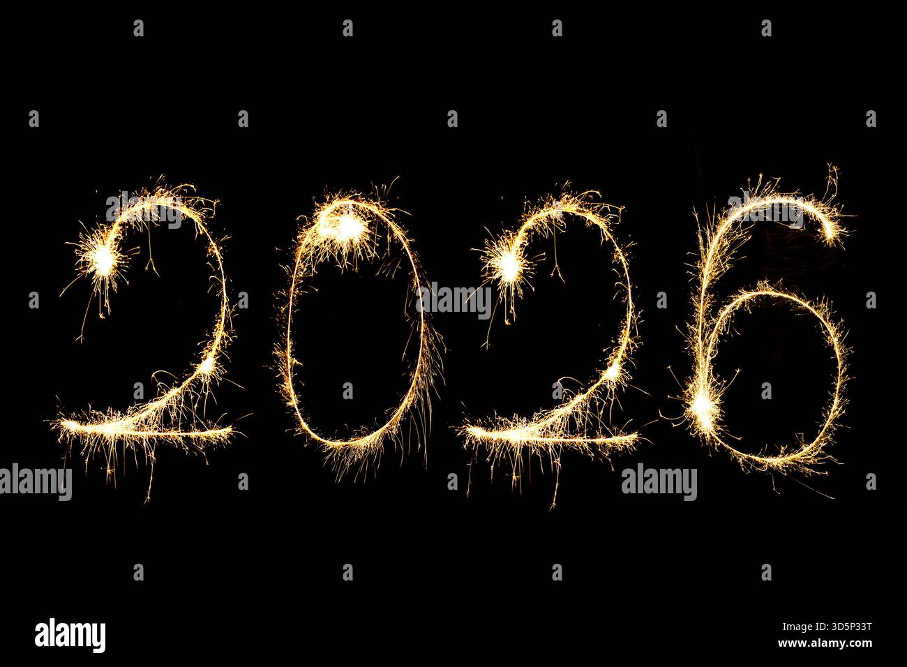 Sparkling new year 2026 hi-res stock photography and images - Alamy