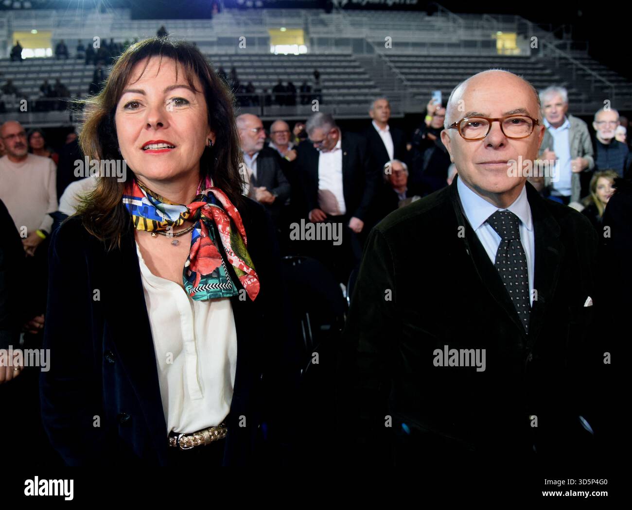 Francois Hollande, Carole Delga, Bernard Cazeneuve during The Meeting ...