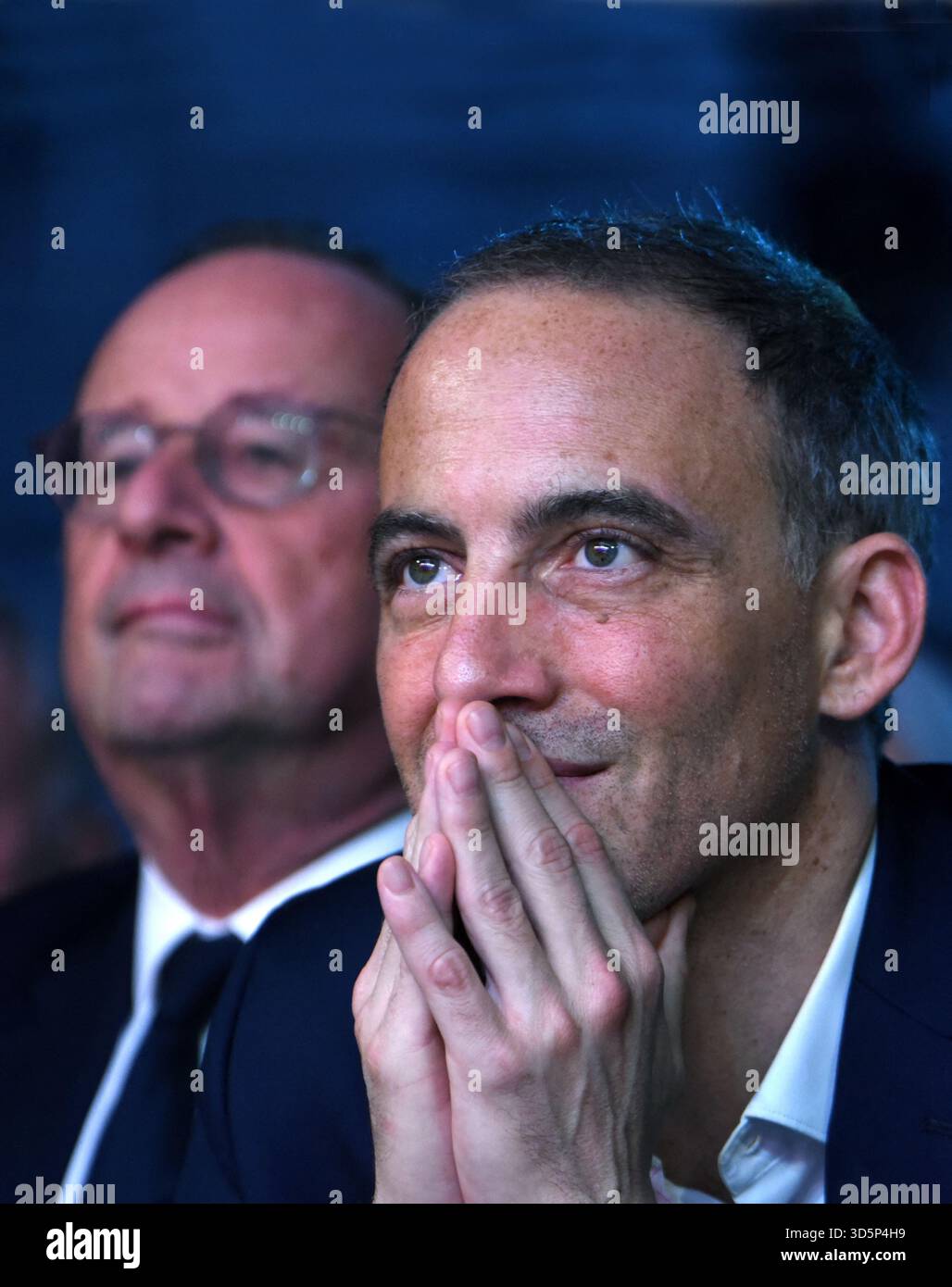 Raphael Glucksmann, during The Meeting of Bernard Cazeneuve for the ...