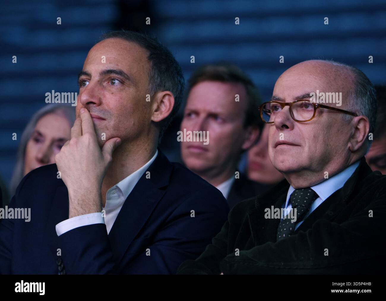 Raphael Glucksmann, Bernard Cazeneuve during The Meeting of Bernard ...