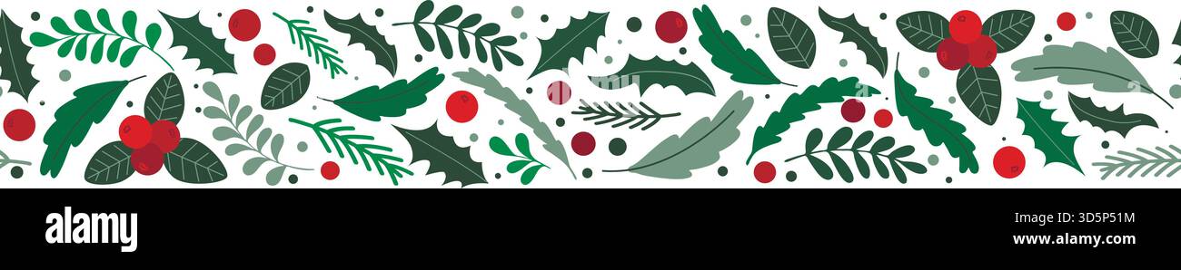 Christmas frame fir twigs Stock Vector Images - Alamy