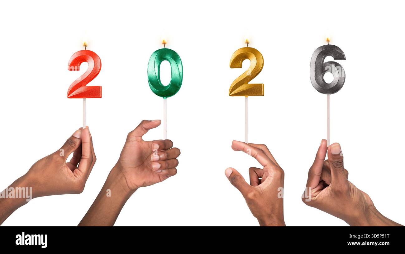 Candle 2026 celebration woman hi-res stock photography and images - Alamy