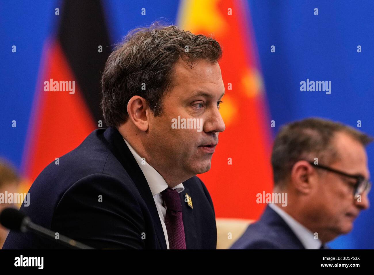 German Finance Minister Lars Klingbeil holds high level talks with ...