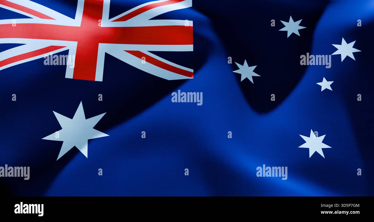 Australian flag hd hi-res stock photography and images - Alamy