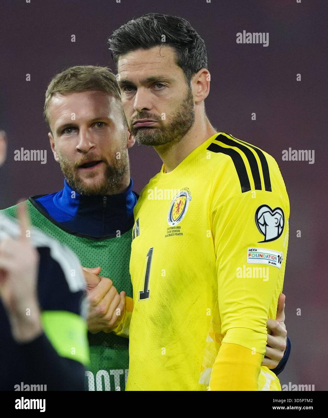 Scotland's Scott Bain and Craig Gordon after the FIFA World Cup ...