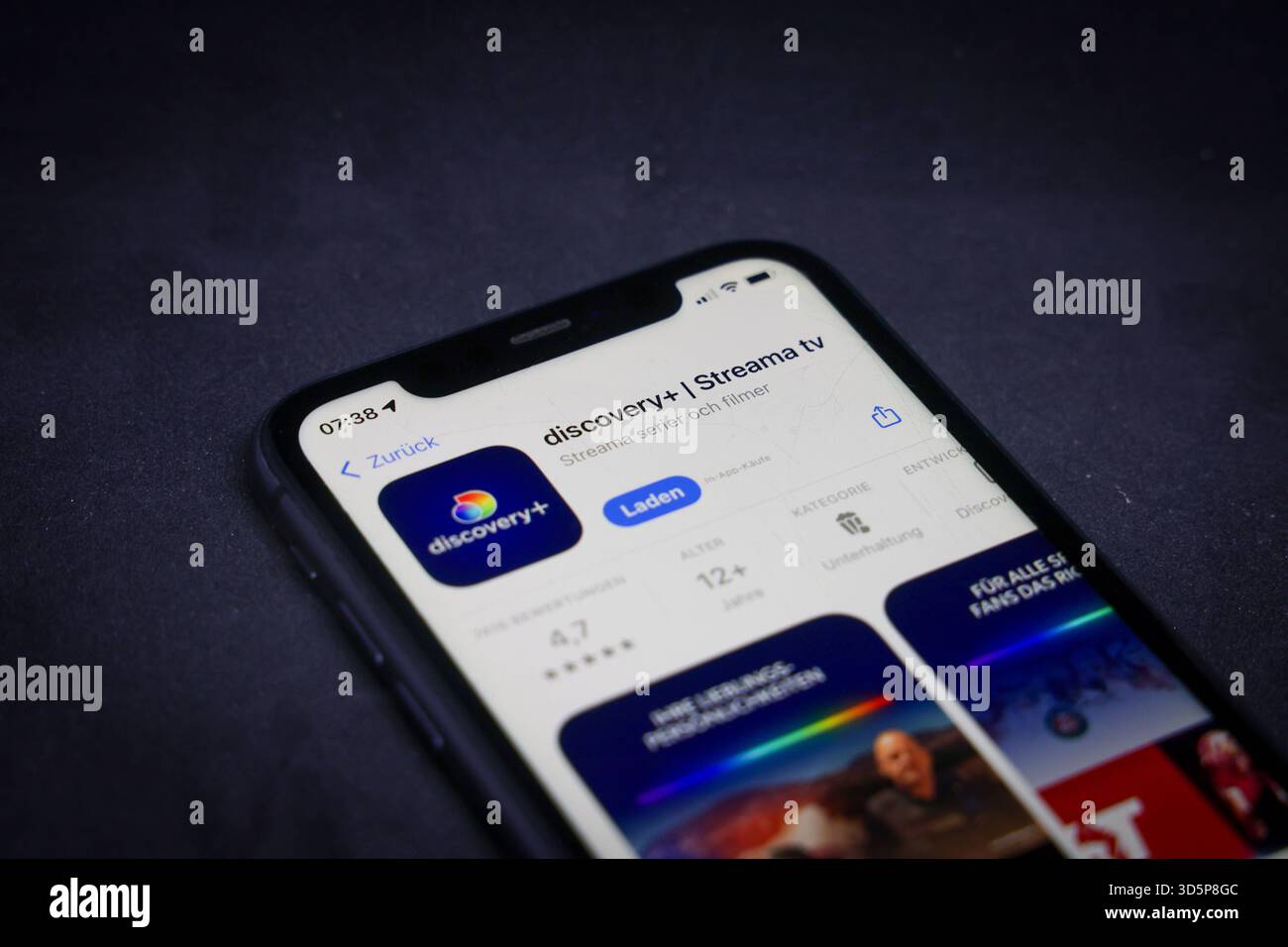 Apple App Store auf einem iPhone. Jetzt streamen, Streaming Apps ...
