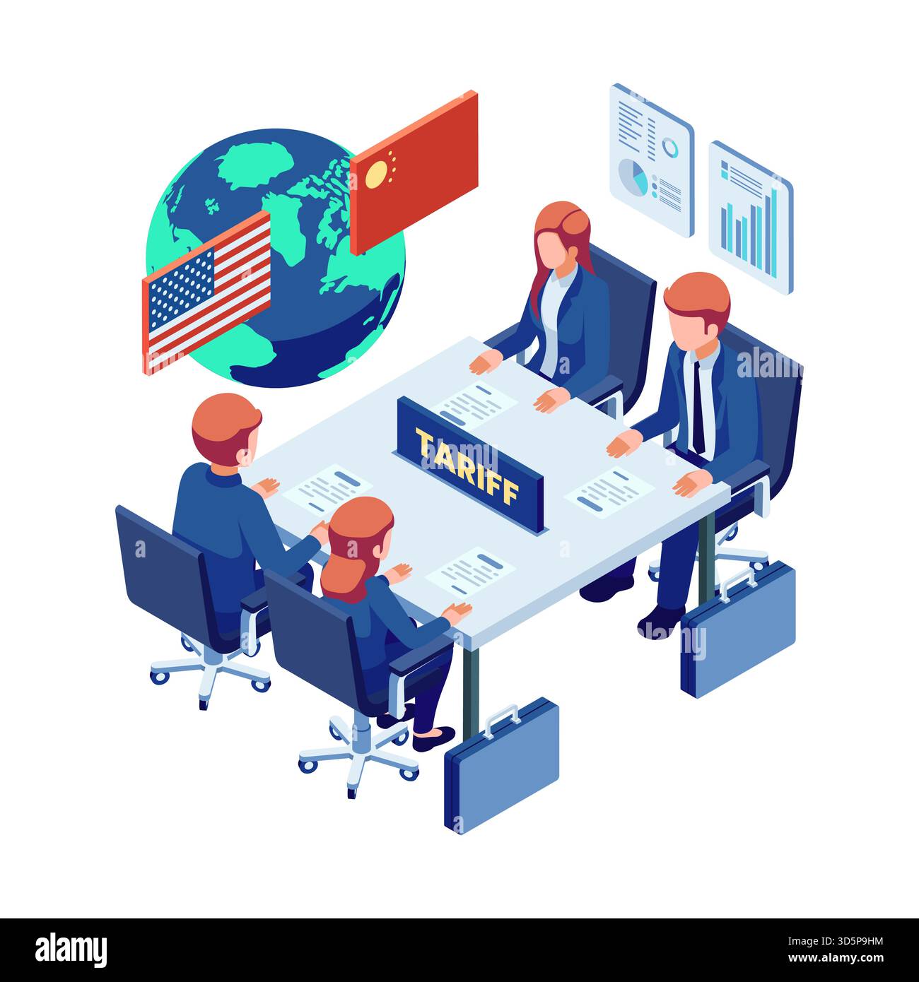 Tax demand america Stock Vector Images - Alamy