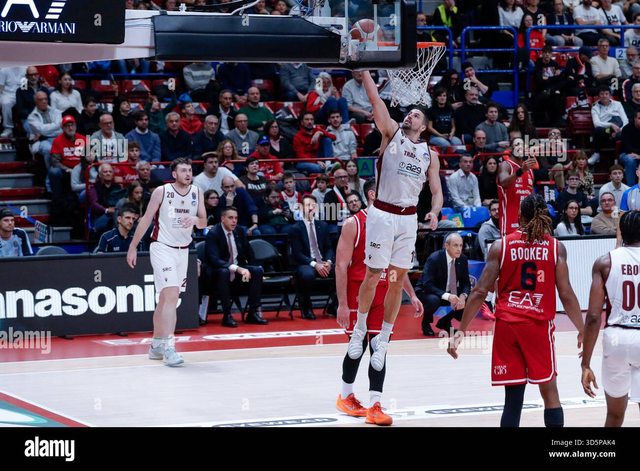 John Petrucelli (Trapani Shark) during EA7 Emporio Armani Milano vs ...