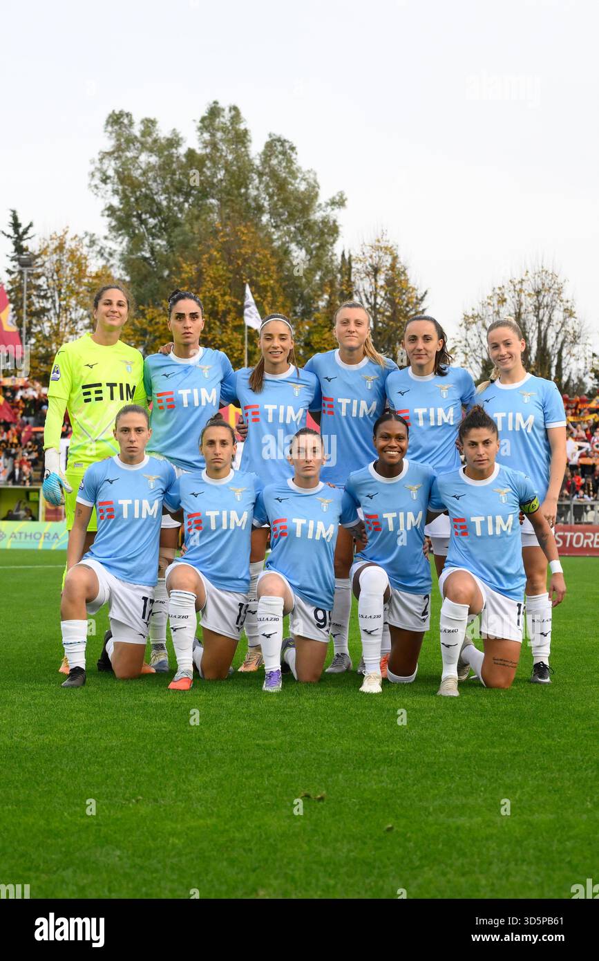 SS Lazio team during the Italian Football Championship League A Women ...