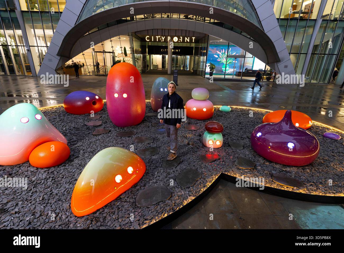 EDITORIAL USE ONLY General view of Rock Monk Orchestra by art and technology studio ENESS, an ...