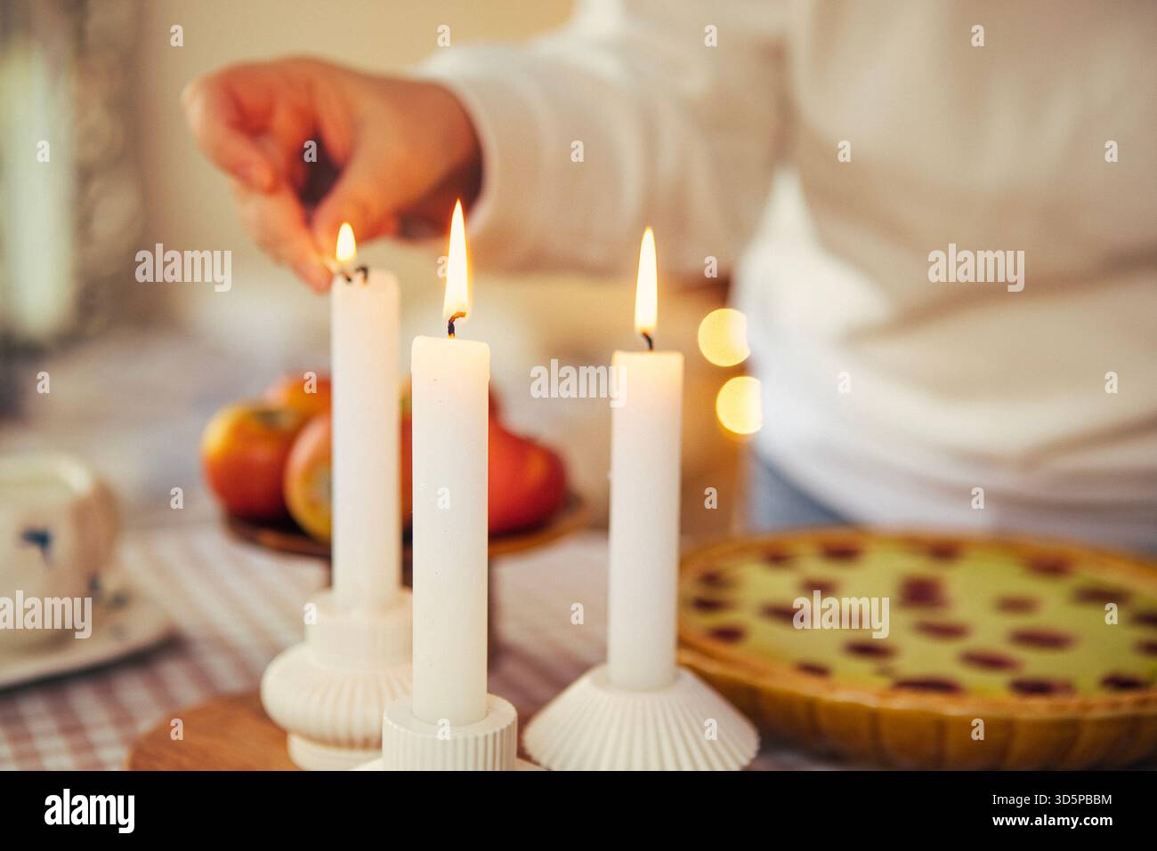 Festive scene featuring woman hi-res stock photography and images - Alamy