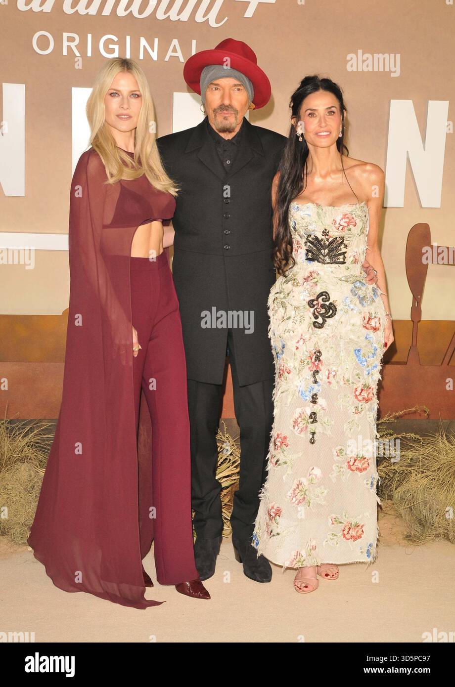 Ali Larter, Billy Bob Thornton and Demi Moore at the "Landman season 2 ...