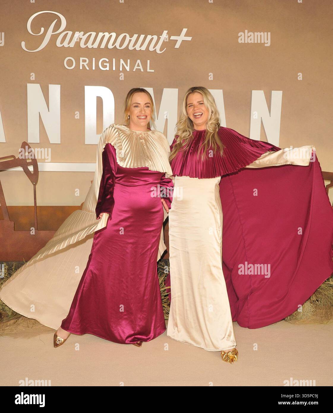 Whitney and Megan Bacon-Evans at the "Landman season 2" UK TV premiere ...