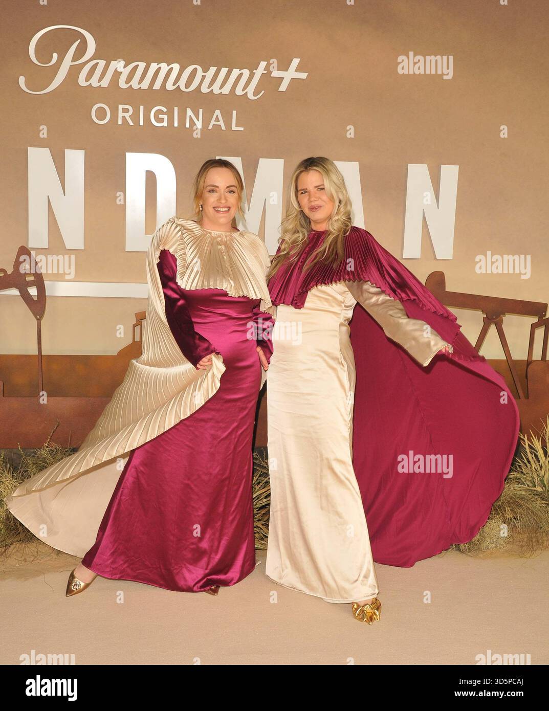 Whitney and Megan Bacon-Evans at the "Landman season 2" UK TV premiere ...