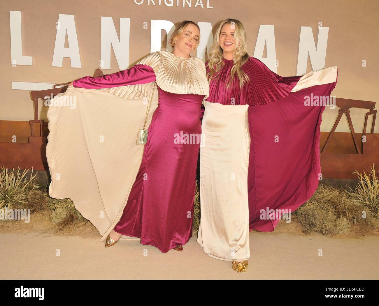 Whitney and Megan Bacon-Evans at the "Landman season 2" UK TV premiere ...