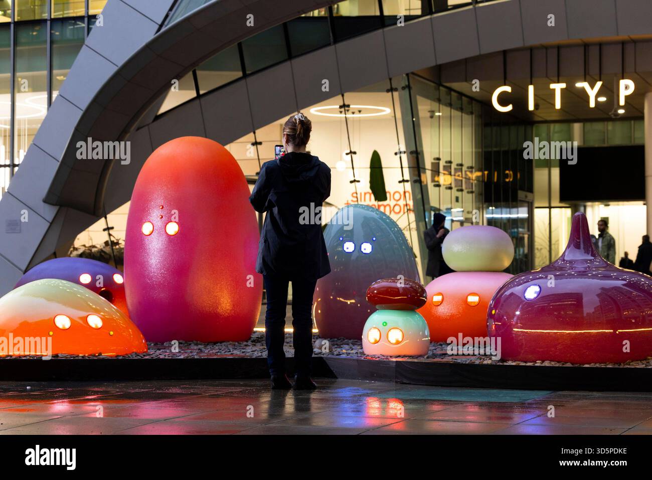 EDITORIAL USE ONLY General view of Rock Monk Orchestra by art and ...