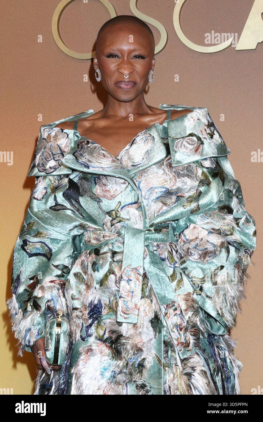 Cynthia Erivo at arrivals for 16th Annual Governors Awards, The Ray ...