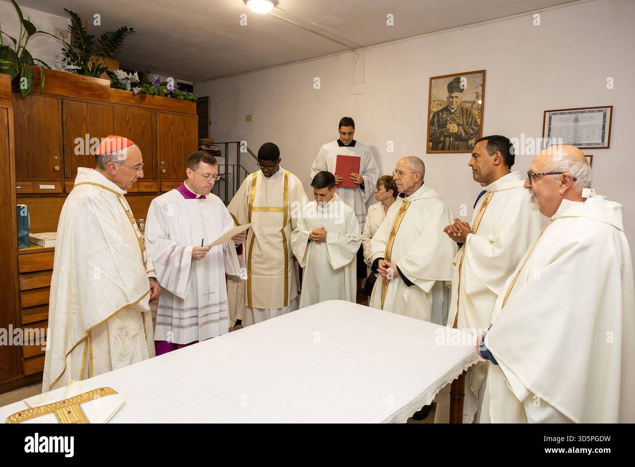 **NO LIBRI** Italy, Rome, 2025/11/16 Cardinal Baldo Reina takes ...