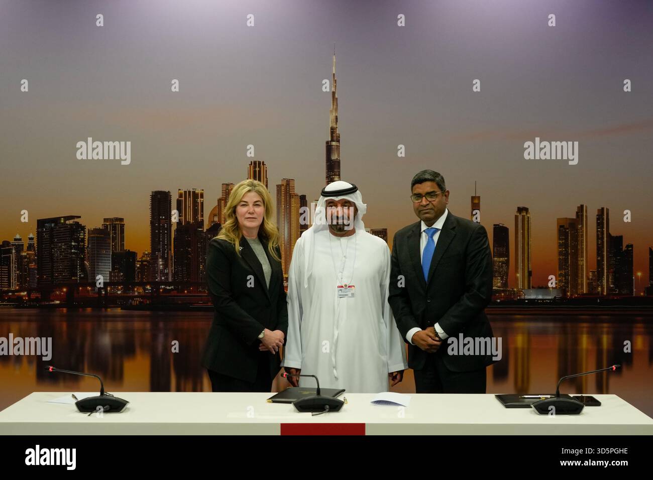 Stephanie Pope, President and CEO of Boeing Commercial Airplanes, left ...