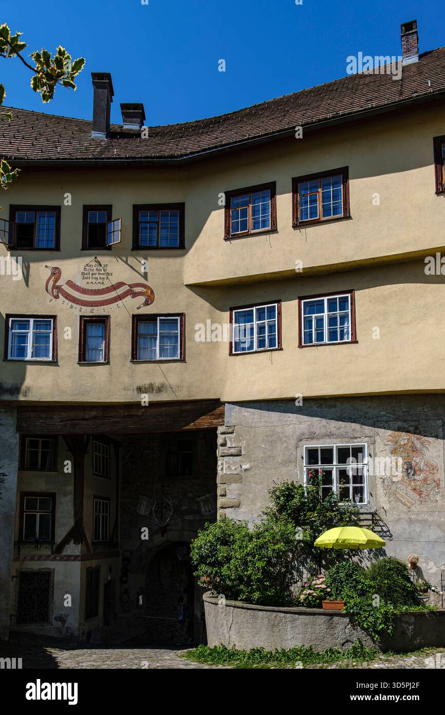 Oberstadt Bregenz, Vorarlberg, Österreich Ansicht des Unteren Tores von ...