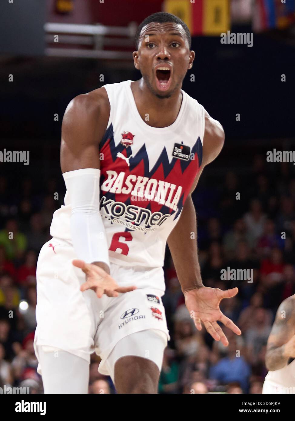 Hamidou Diallo of Baskonia during the ACB regular season game between ...