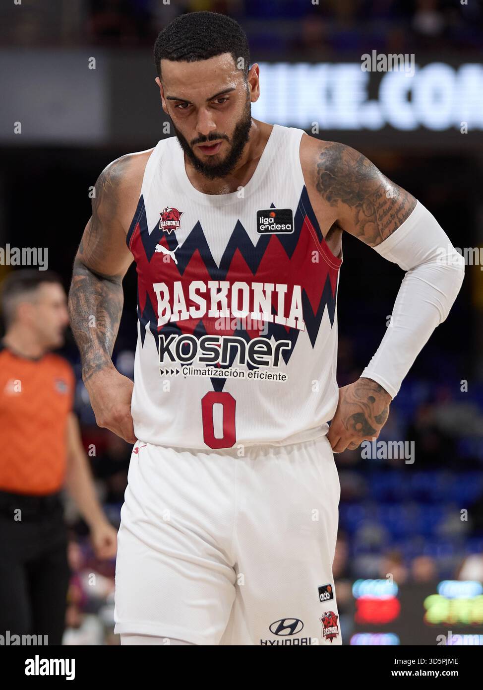 Markus Howard of Baskonia during the ACB regular season game between FC Barcelona and Baskonia ...