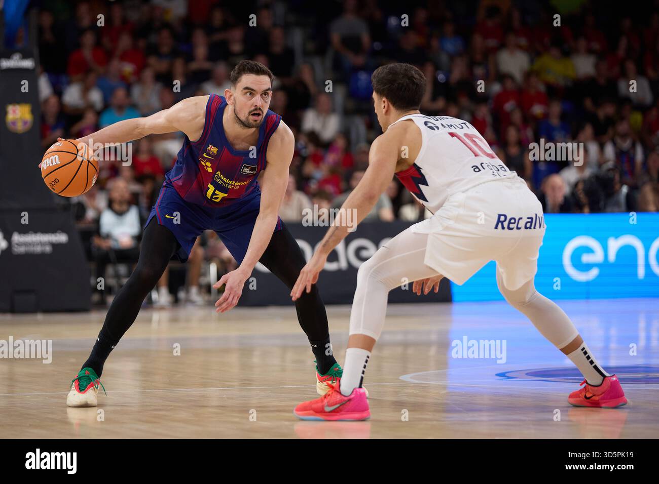 Tomas Satoransky of FC Barcelona in action during the ACB regular ...