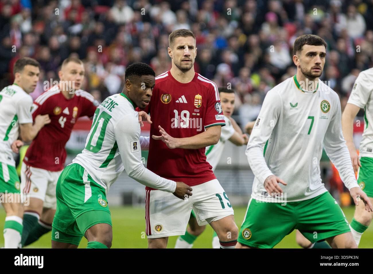Budapest, Hungary. 16th, November 2025. Barnabás Varga (19) of Hungary ...