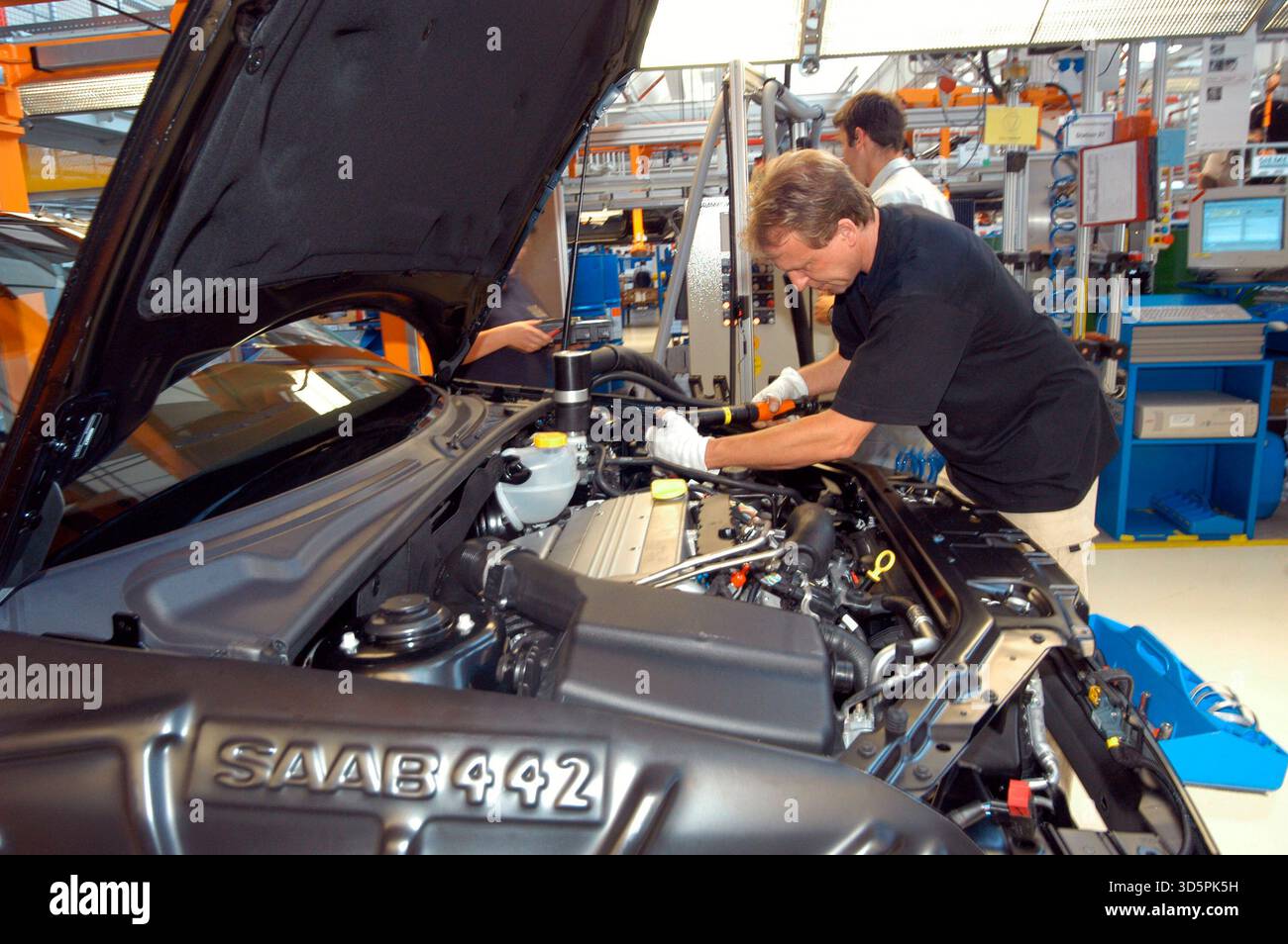 internal combustion engine in automotive production, part of a vehicle ...