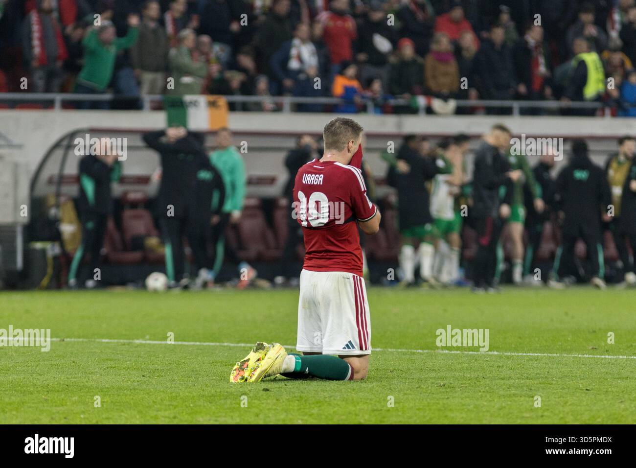 Budapest, Hungary. 16th, November 2025. Barnabas Varga (19) of Hungary ...