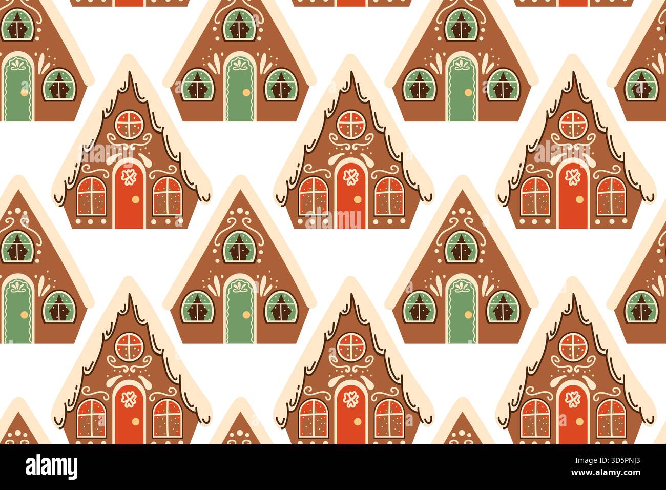 Holiday card cute ginger Stock Vector Images - Alamy