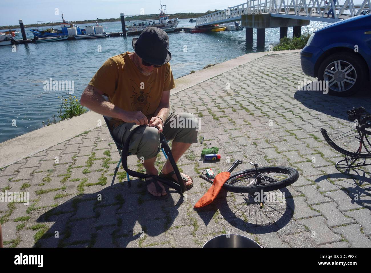 Bicycle or bike on repair, fixing broked parts Bicycle or bike on ...