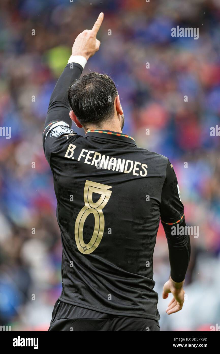 Bruno Fernandes of Portugal celebrating the goal during the FIFA World ...