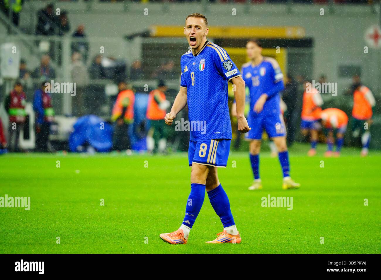 Davide Frattesi (Italy) screams during the FIFA World Cup 2026 ...