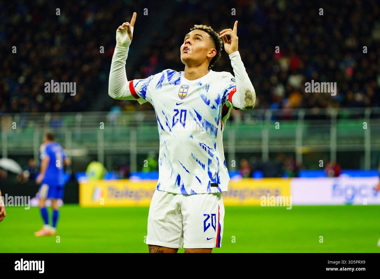 Antonio Nusa (Norway) celebrates the goal during the FIFA World Cup ...
