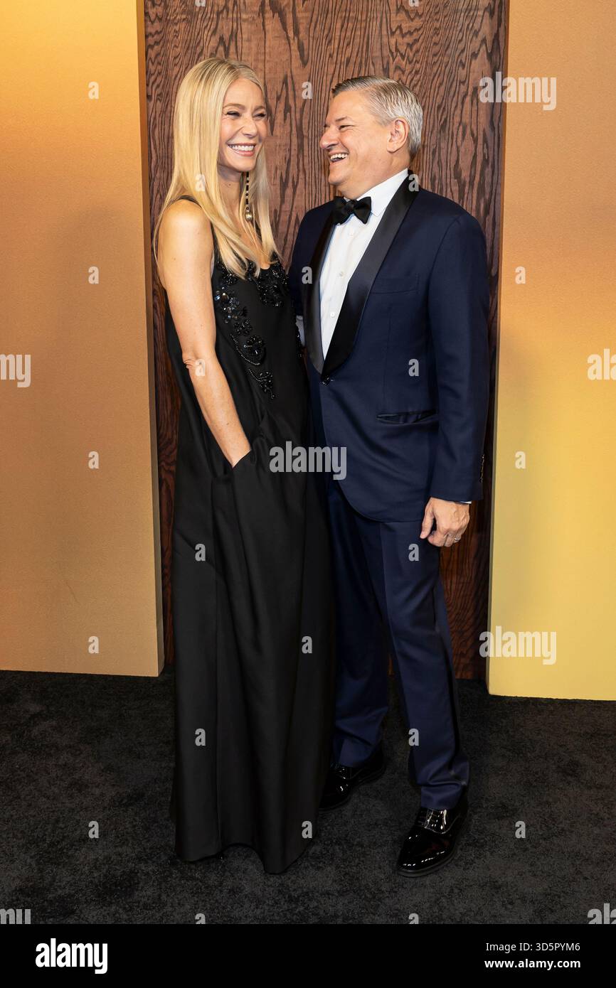 Gwyneth Paltrow and Ted Sarandos attend the arrivals of the 16th ...