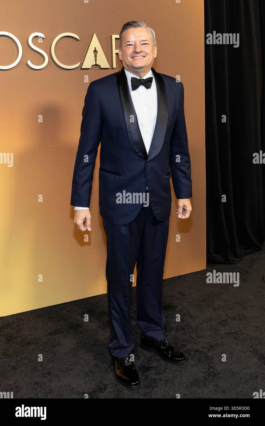 Ted Sarandos attends the arrivals of the 16th Governors Awards at The ...