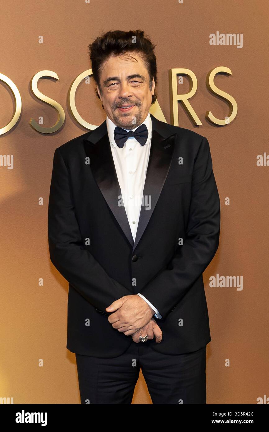 Benicio del Toro attends the arrivals of the 16th Governors Awards at ...