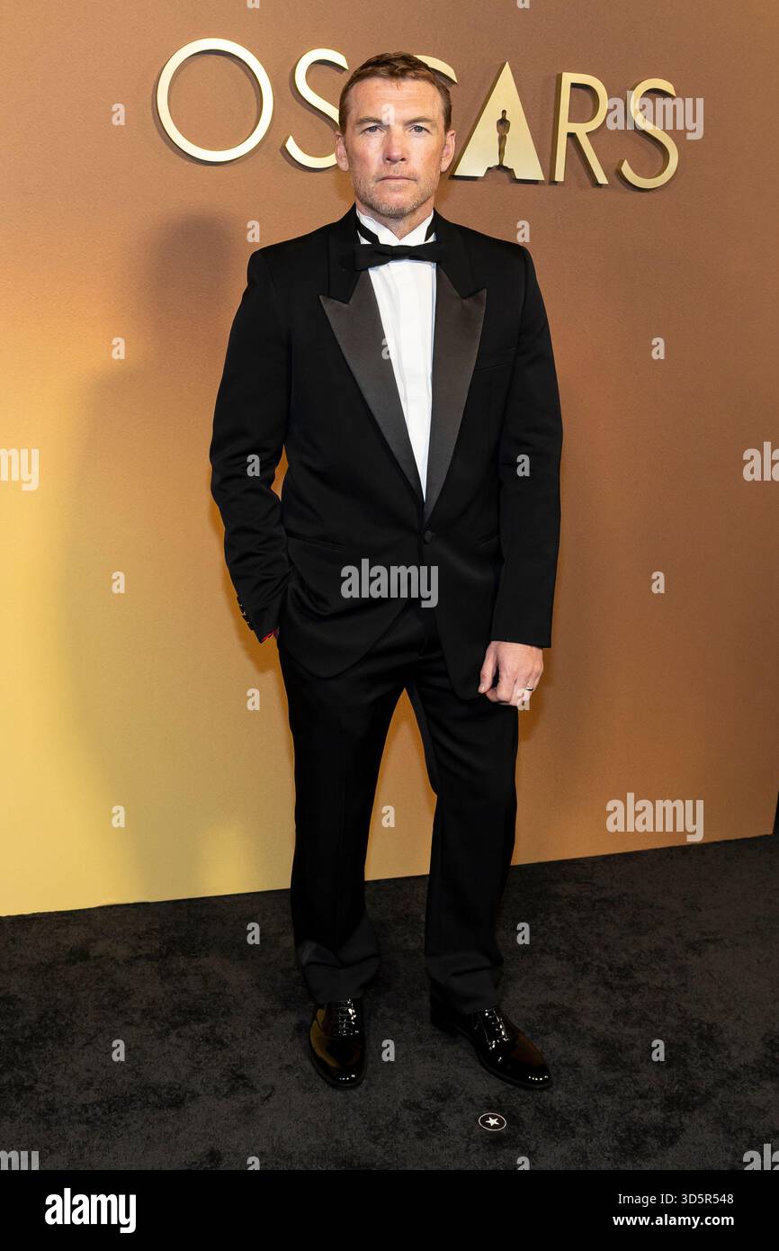 Sam Worthington attends the arrivals of the 16th Governors Awards at The Ray Dolby Ballroom at ...
