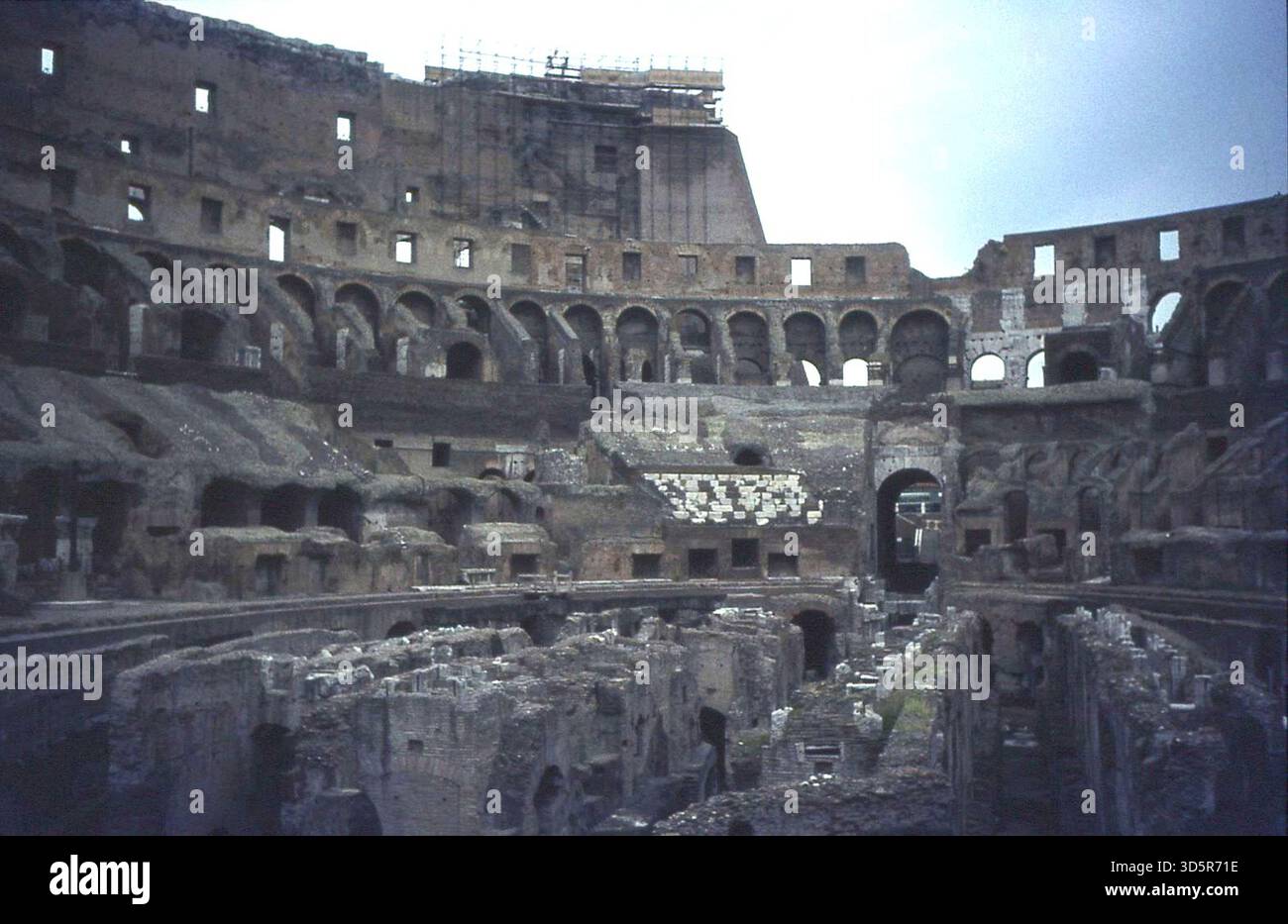 Colosseum from the inside. Rome 1972 [automated translation] Stock ...
