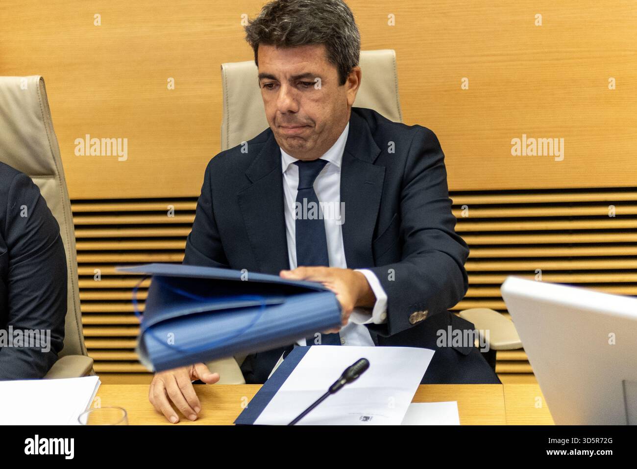 The president of the Valencian Generalitat in functions, Carlos Mazón ...