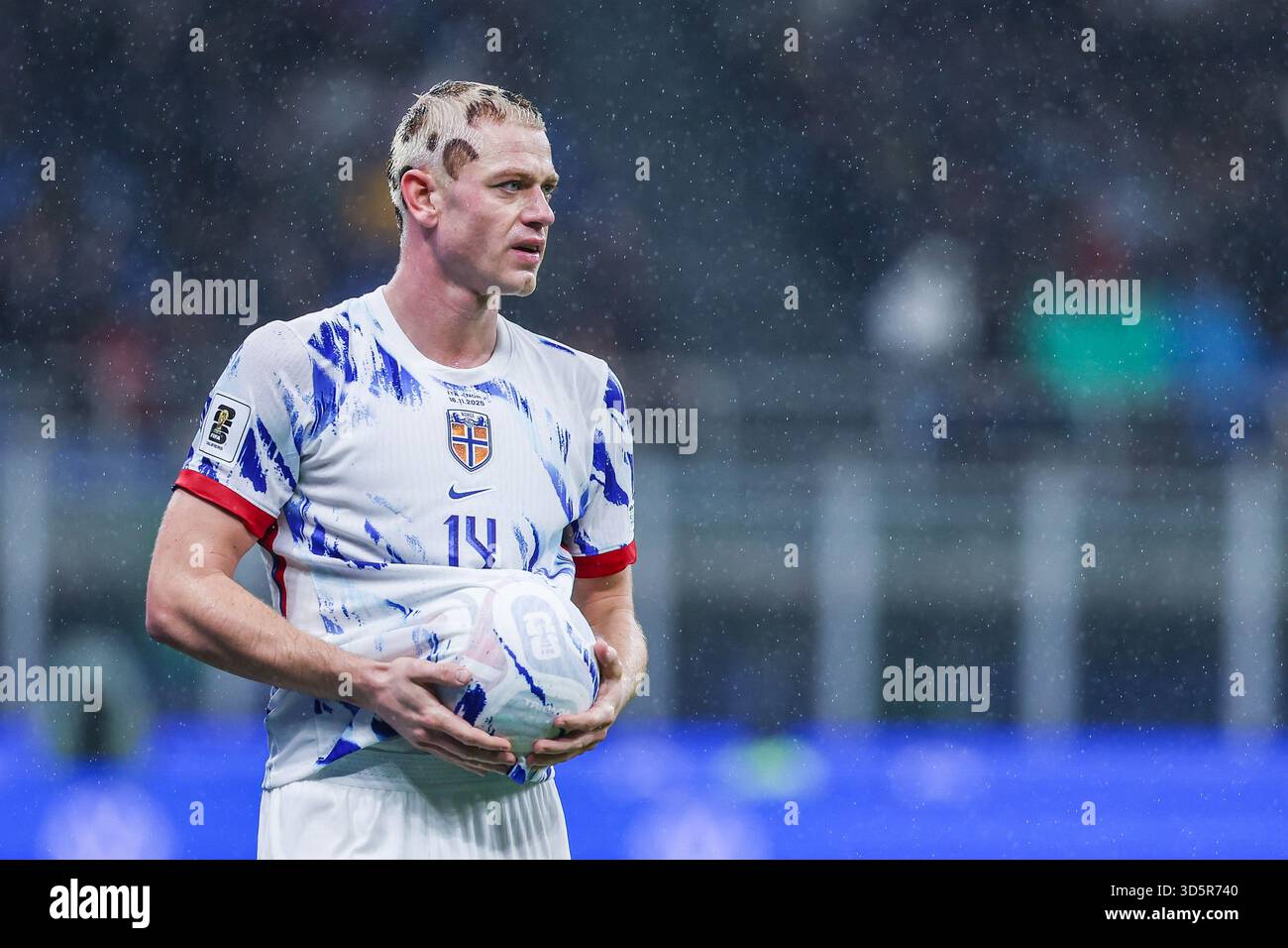 Julian Ryerson of Norway seen in action during FIFA World Cup 2026 ...