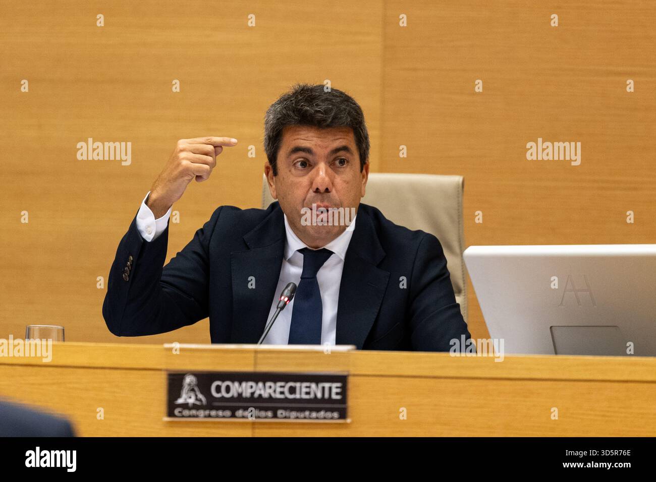 The president of the Valencian Generalitat in functions, Carlos Mazón ...