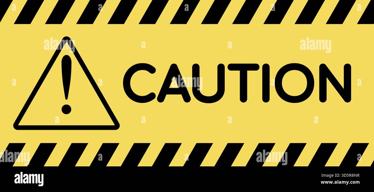Seamless caution stripe hi-res stock photography and images - Alamy