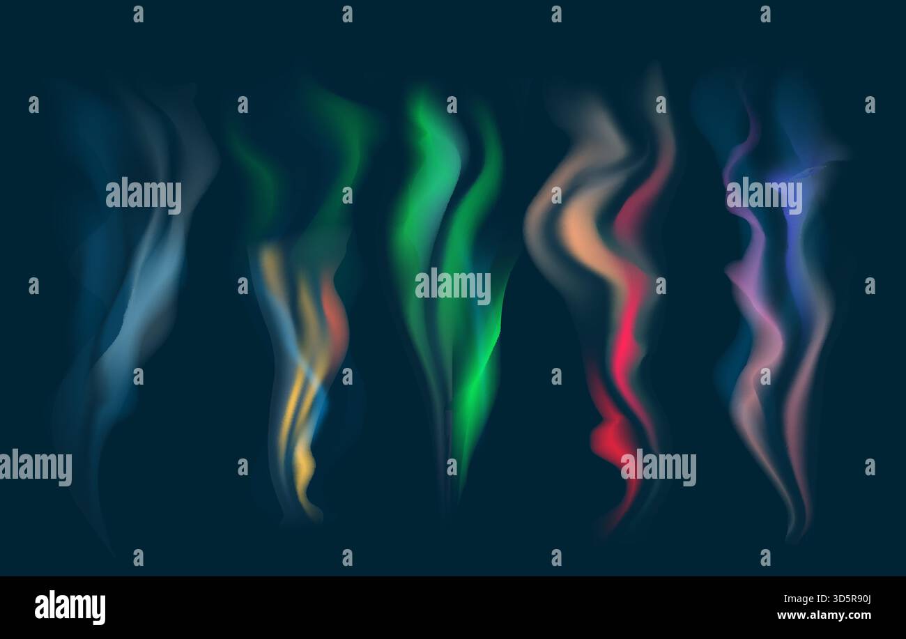 Color splash magic smoke Stock Vector Images - Alamy
