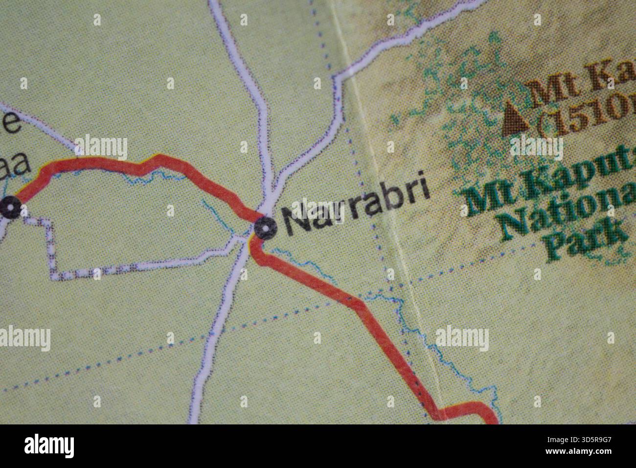 Narrabri map hi-res stock photography and images - Alamy