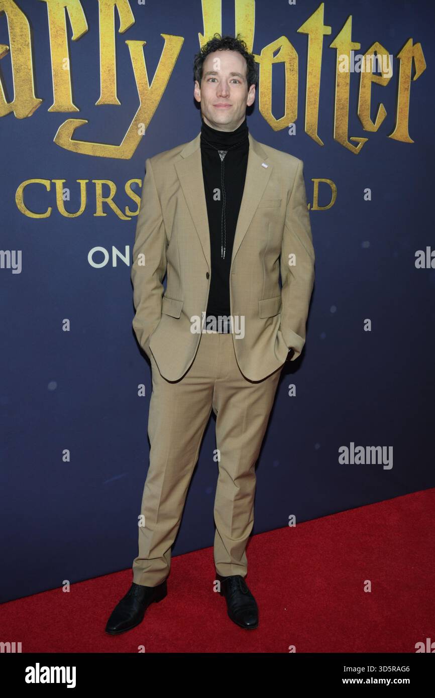 Logan James Hall attends the Harry Potter and the Cursed Child Gala ...