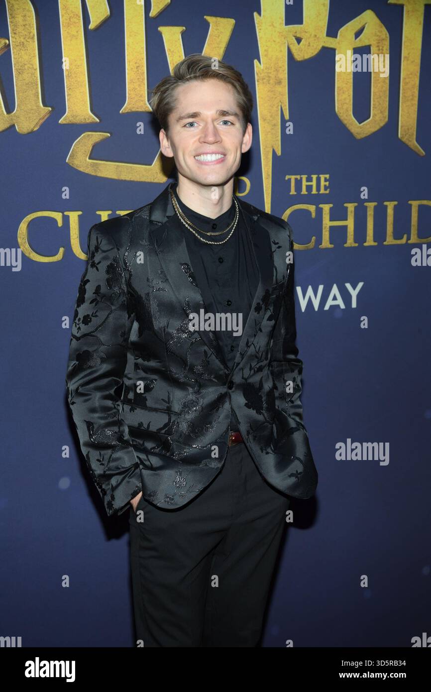 Caleb Hafen attends the Harry Potter and the Cursed Child Gala ...