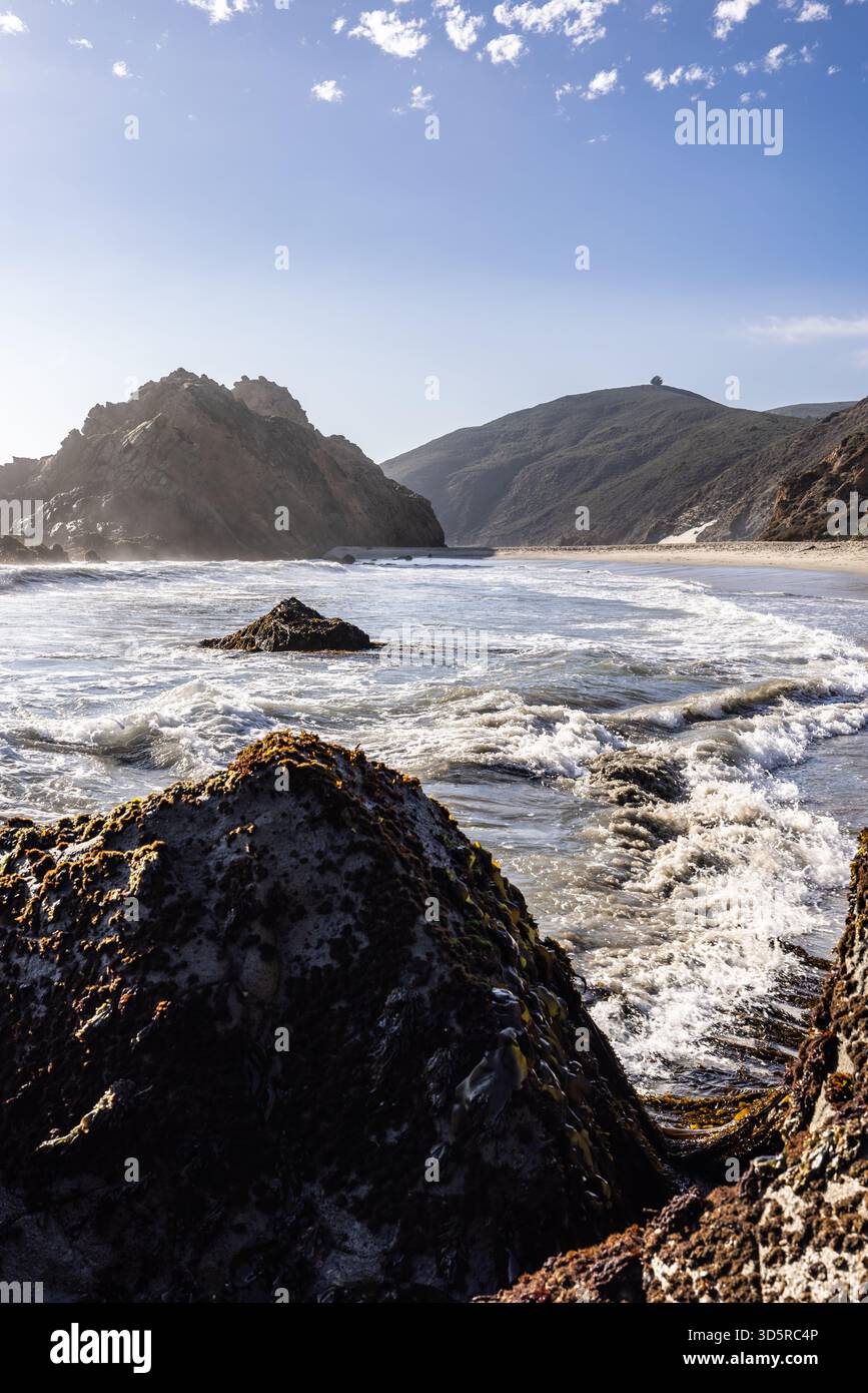 Scenic rocky coastline along hi-res stock photography and images - Alamy